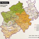 Nordrhein-Westfalen Postleitzahlenkarte 5-stellig PLZ-5 Vektorkarte