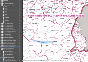 Schweiz Vektorkarte Kantone Gemeinden - grebemaps Kartographie