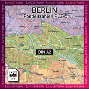 Baden-Württemberg Layout-Karte Gemeinden Landkreise Regierungsbezirke Wandkarte Landkarte